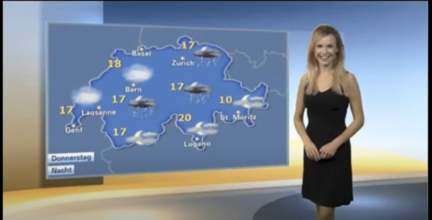 Pro7 & Sat1 Schweiz Wettermoderation - Tamara Sedmak